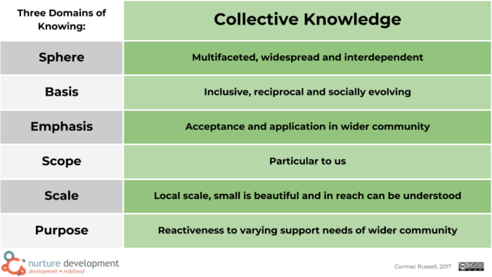 Three Domains of Knowing - Nurture Development
